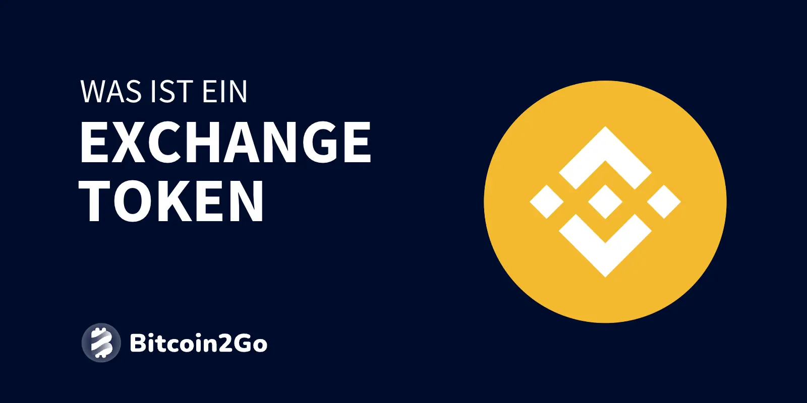 "Exchange Token" und "Coins" Erklärung (2023)