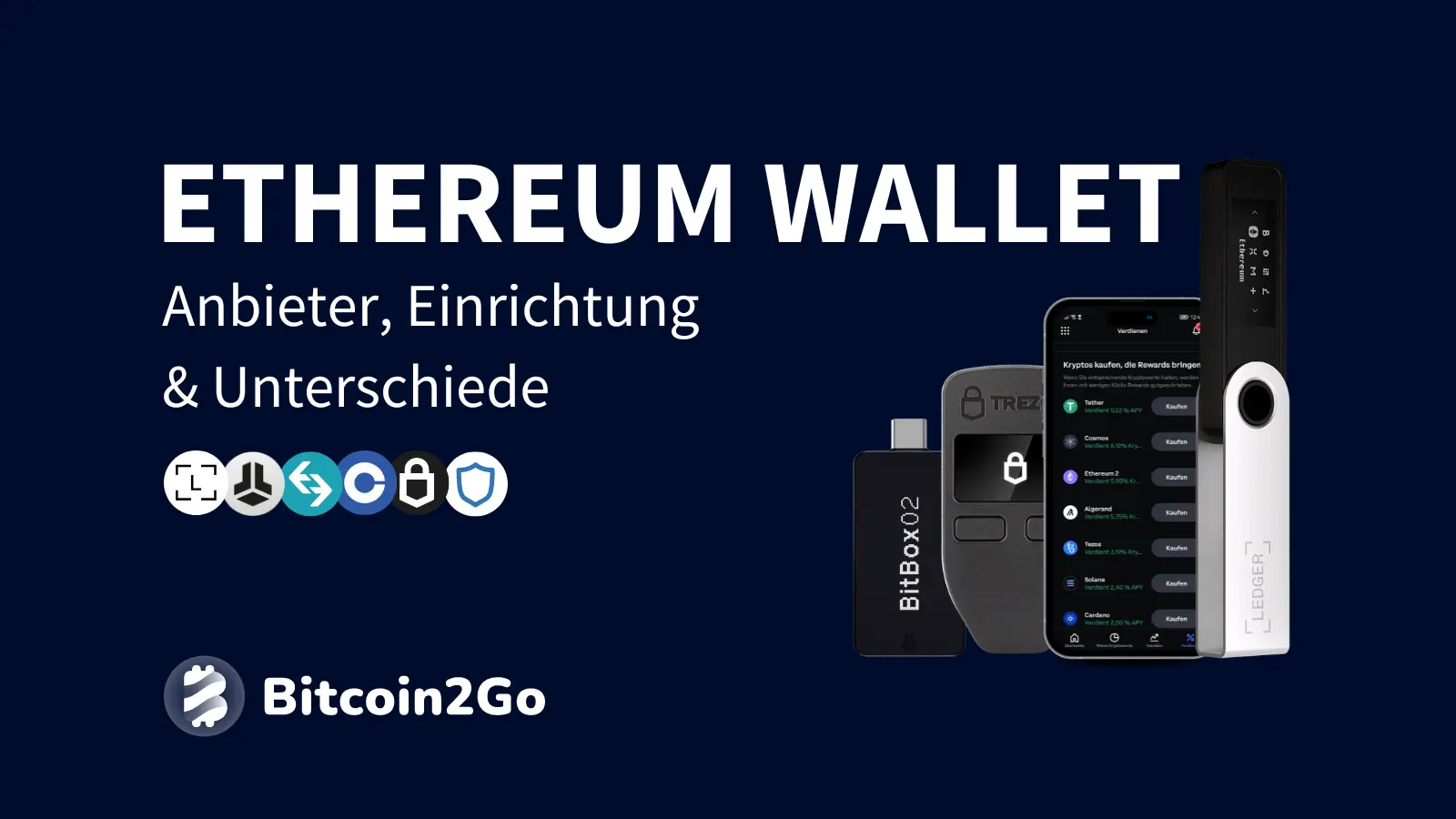 Ethereum Wallet ∙ Erstellung, Vergleich & Video-Tutorial