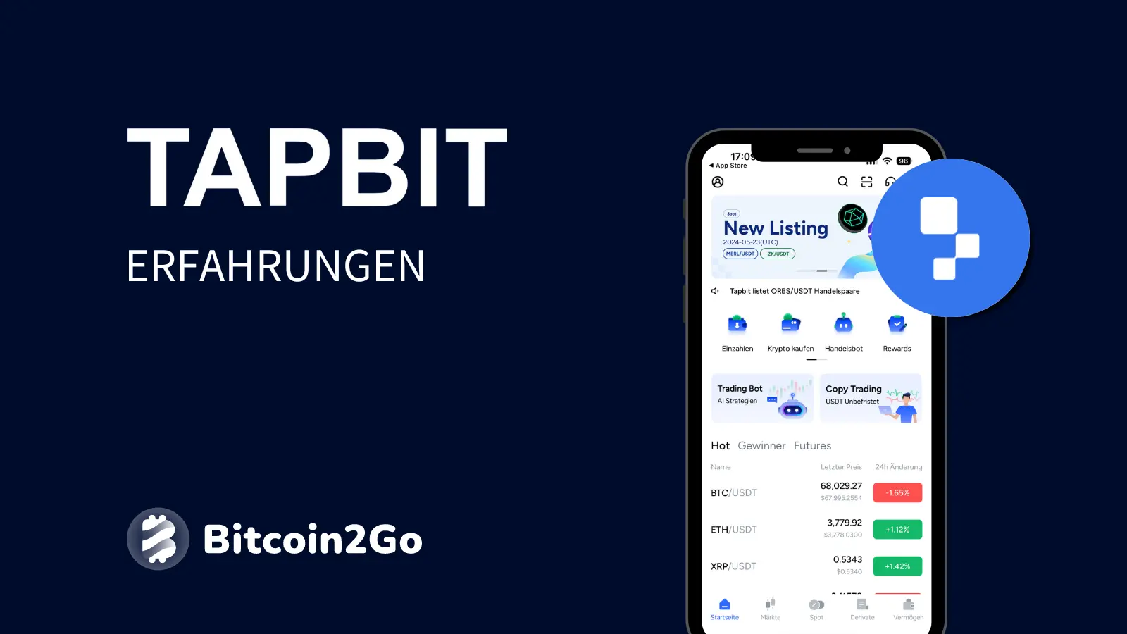 Tapbit • Test, Erfahrungen & aktuelle Bewertung (2025)