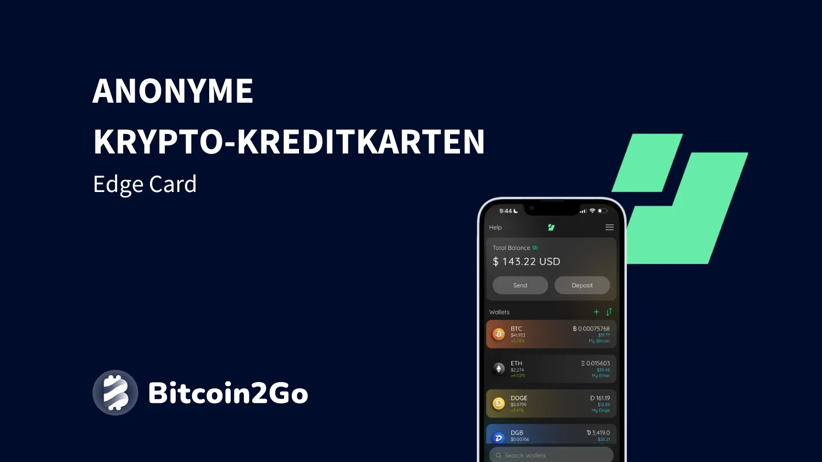 Anonyme Krypto-Kreditkarte: Edge-Card im Test (2024)