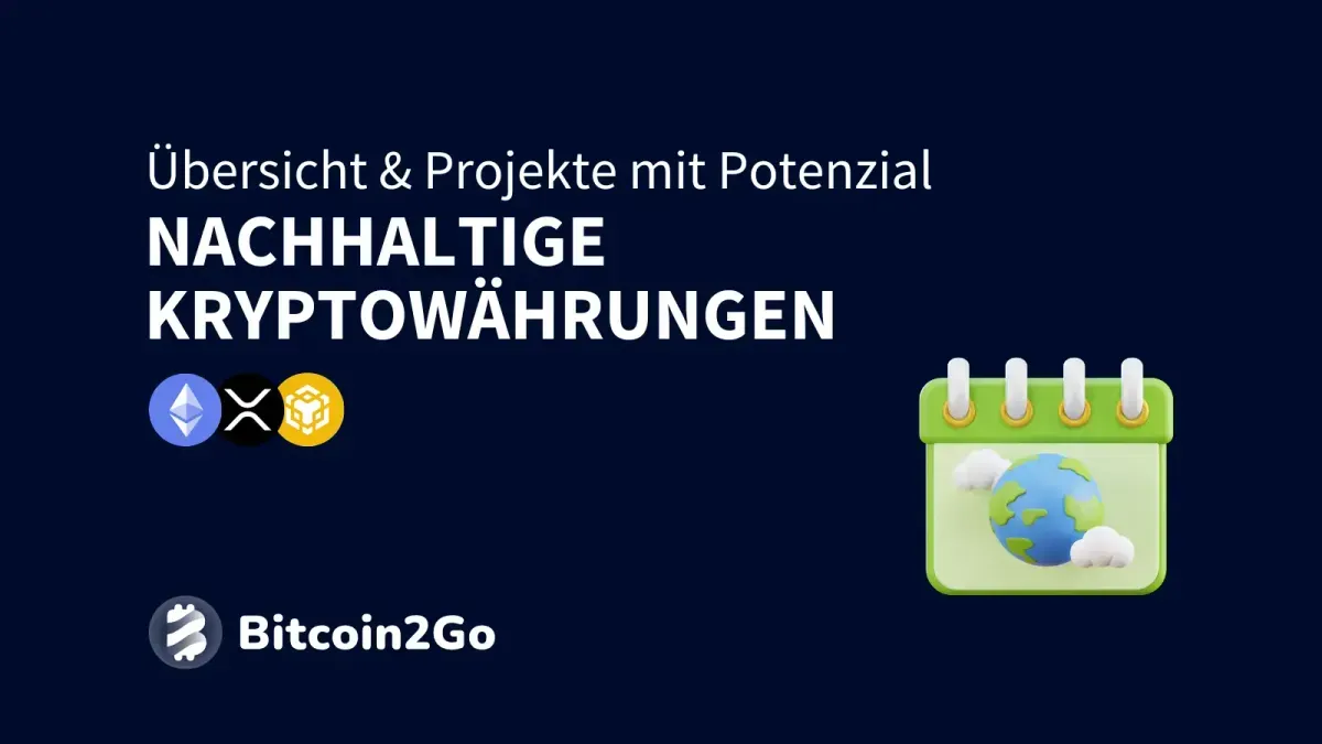 Nachhaltige Kryptowährungen ∙ Liste & Empfehlungen (2025)
